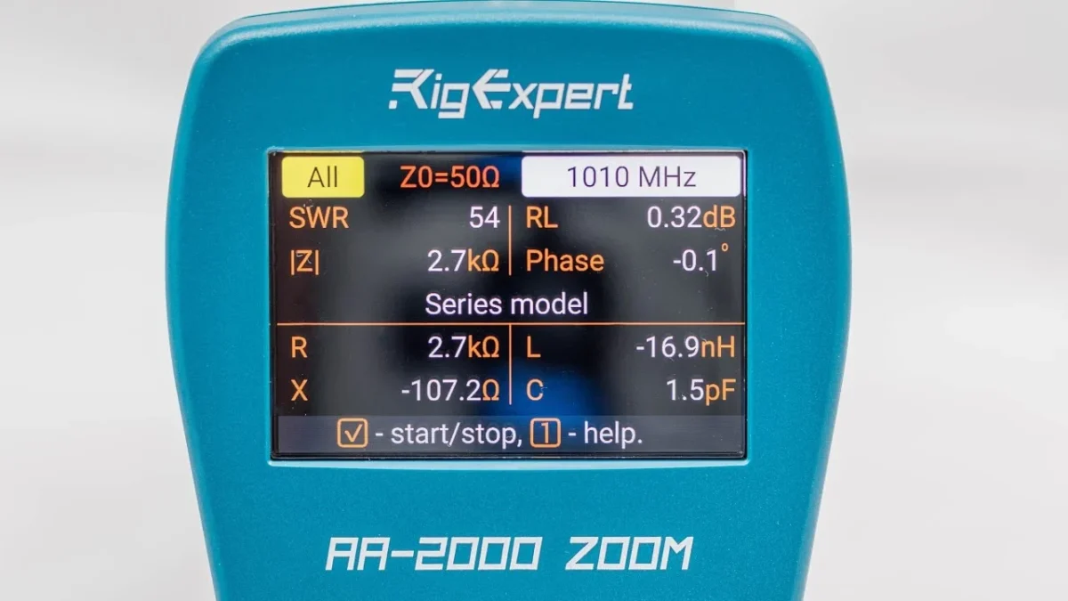 But RigExpert AA-2000 ZOOM I Broadcasterswarehouse.com